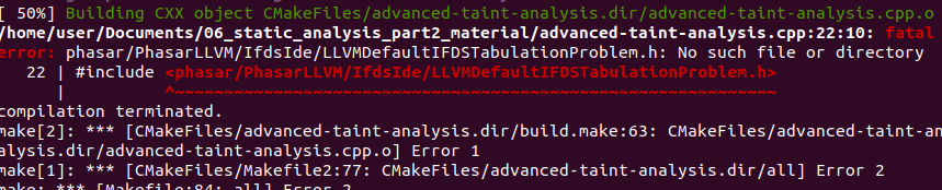 No such file or directory #include · Issue #220 · secure-software-engineering/phasar · GitHub