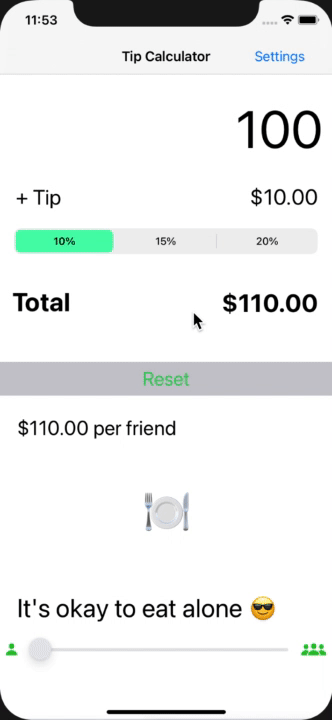 Github Alanine42easy Tip Tip Calculator Prework For Codepath Ios